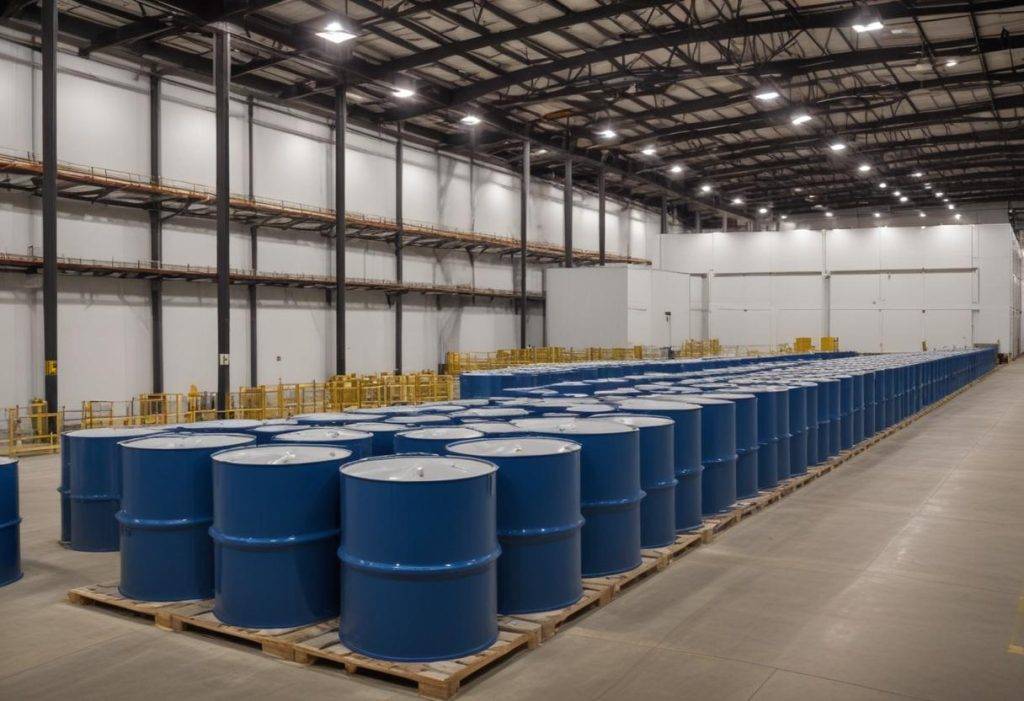Big warehouse for oil storage in usa show some oil → Texas Logistic ...